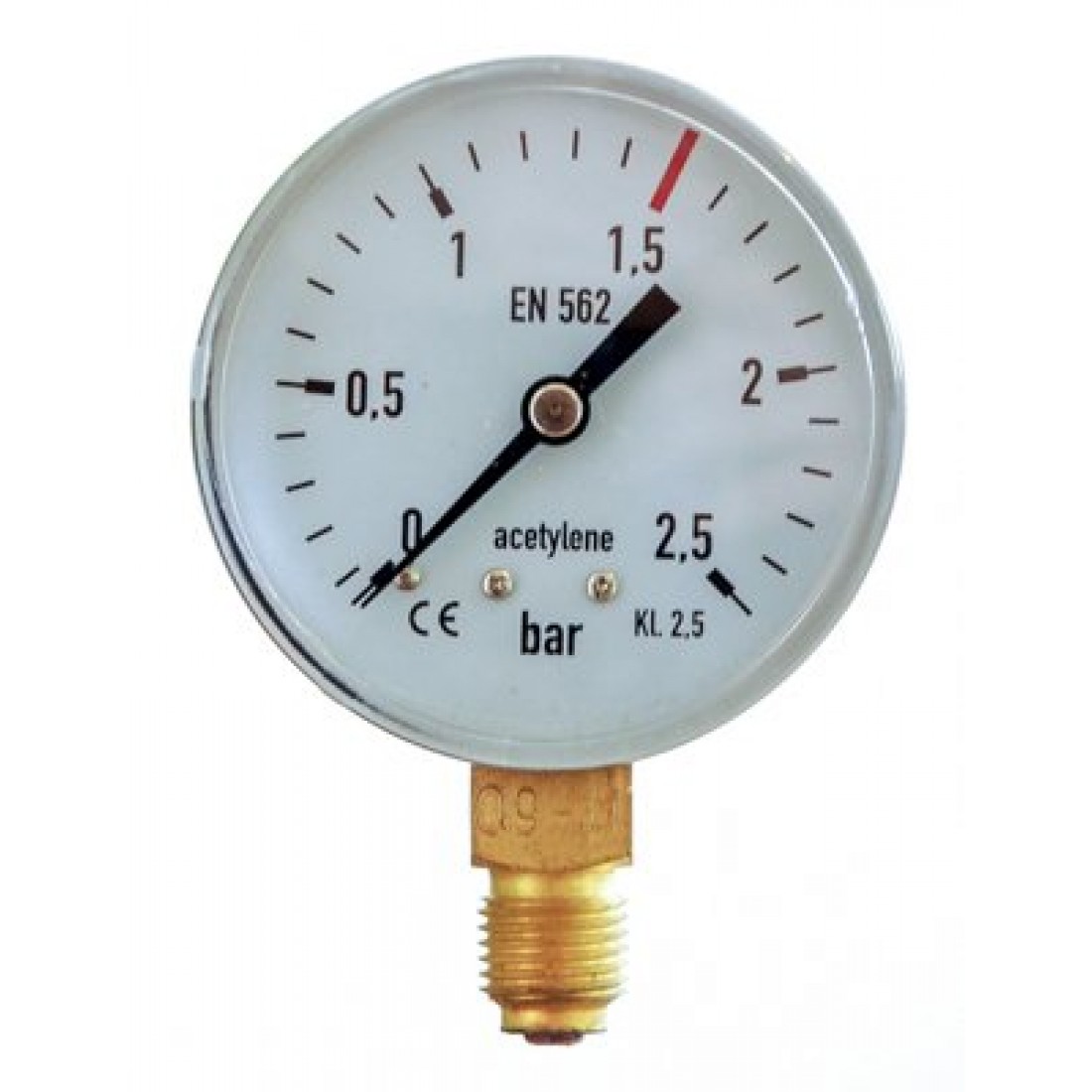 Manometru Acetilena 2.5/1.5 bar 63mm IWELD - SARC SUDEX