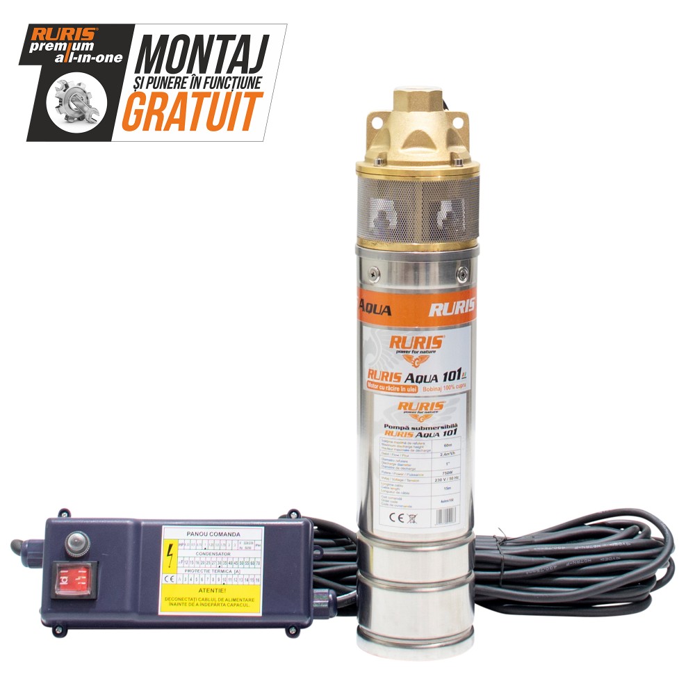 Pompa Submersibila RURIS AQUA 101 750 W - r4skm100